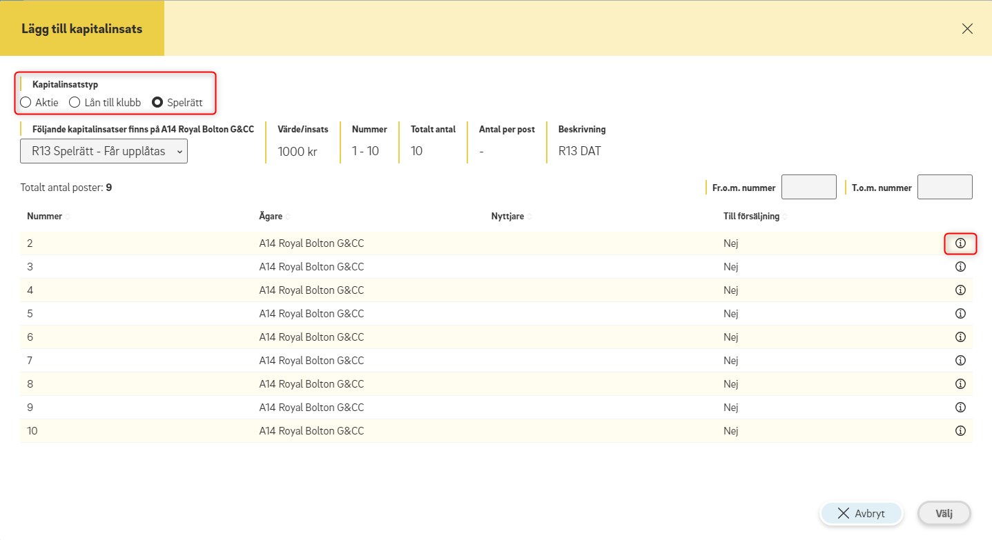Hantera kapitalinsats i GIT - GIT
